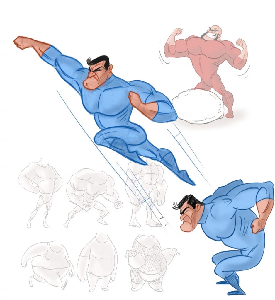 How to Draw Macho Men and Overweight Characters | CartoonSmart.com