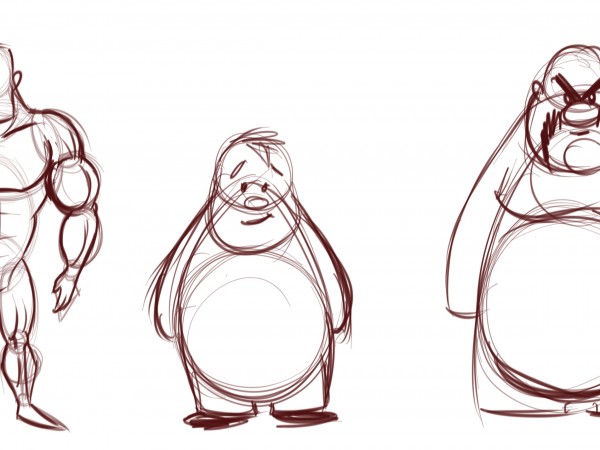 How to Draw Macho Men and Overweight Characters | CartoonSmart.com