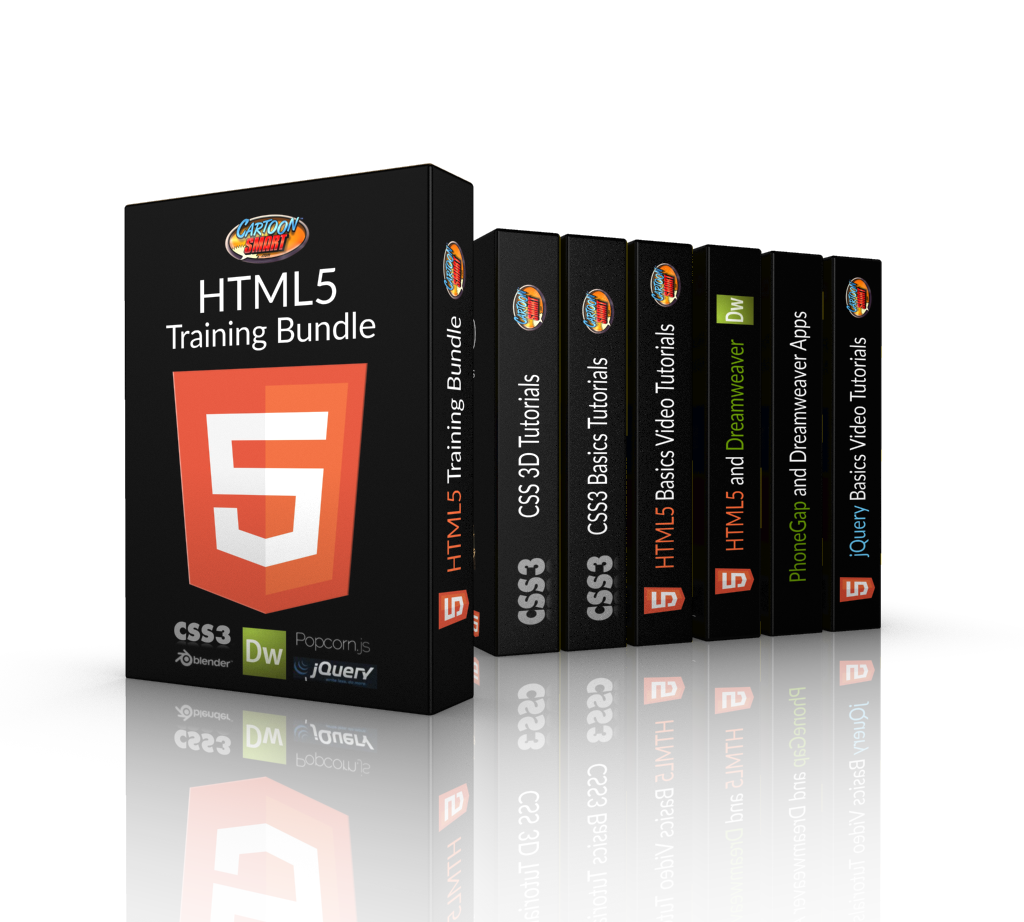 Html5 Training Bundle – 55 Hours of Video Tutorials | CartoonSmart.com